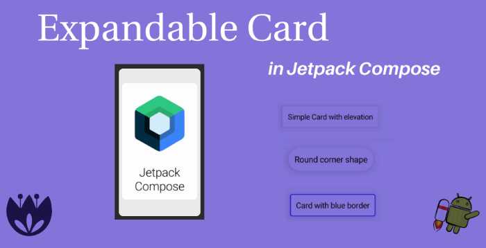 Expandable Card With Animation In Jetpack Compose